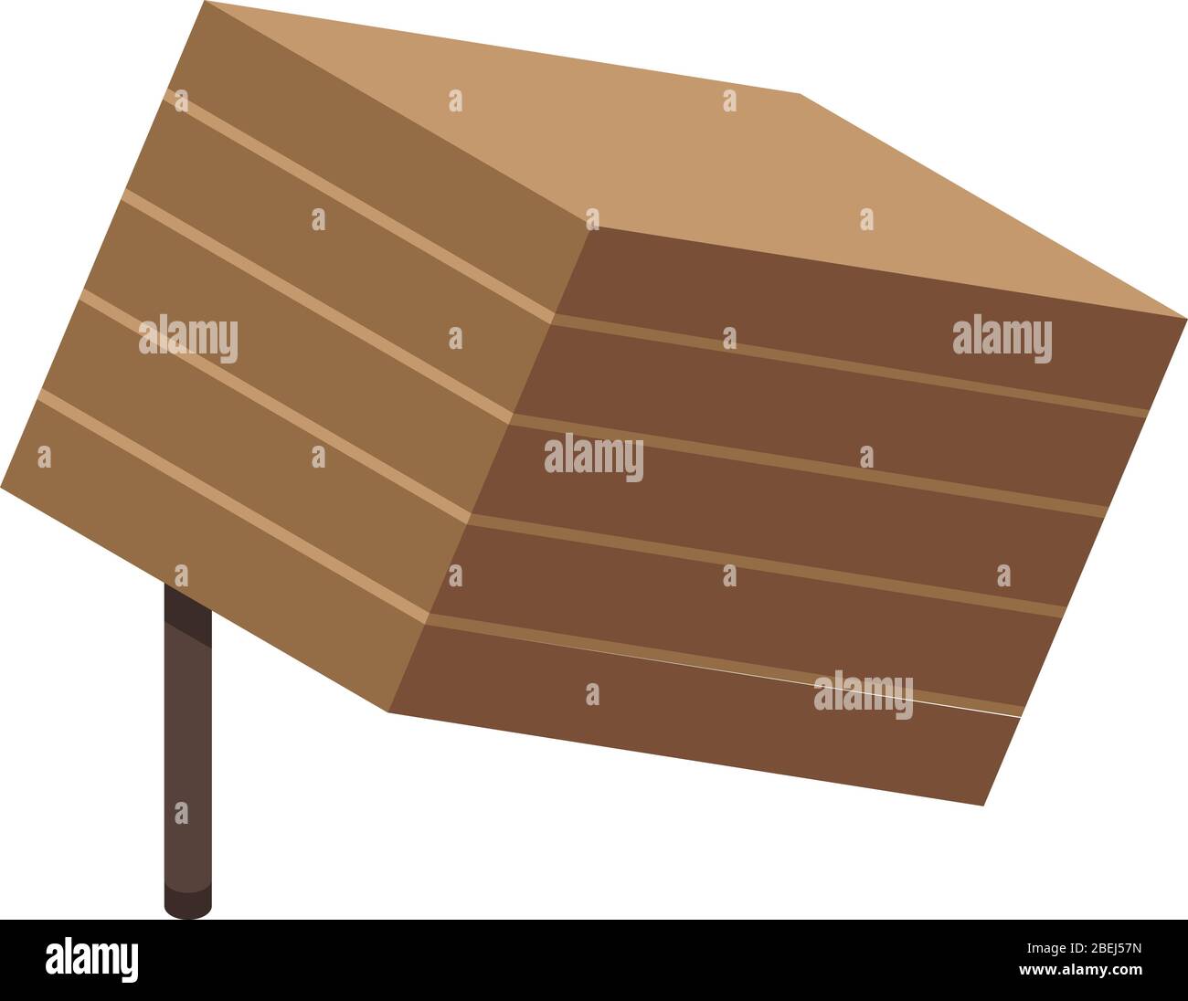 Wood trap box icon, isometric style Stock Vector Image & Art - Alamy