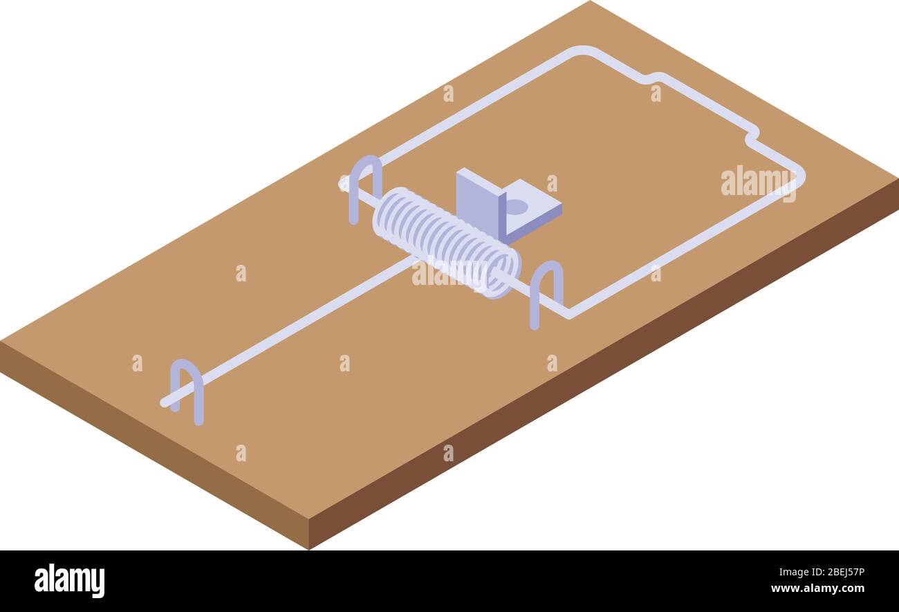 Mice trap icon, isometric style Stock Vector Image & Art - Alamy