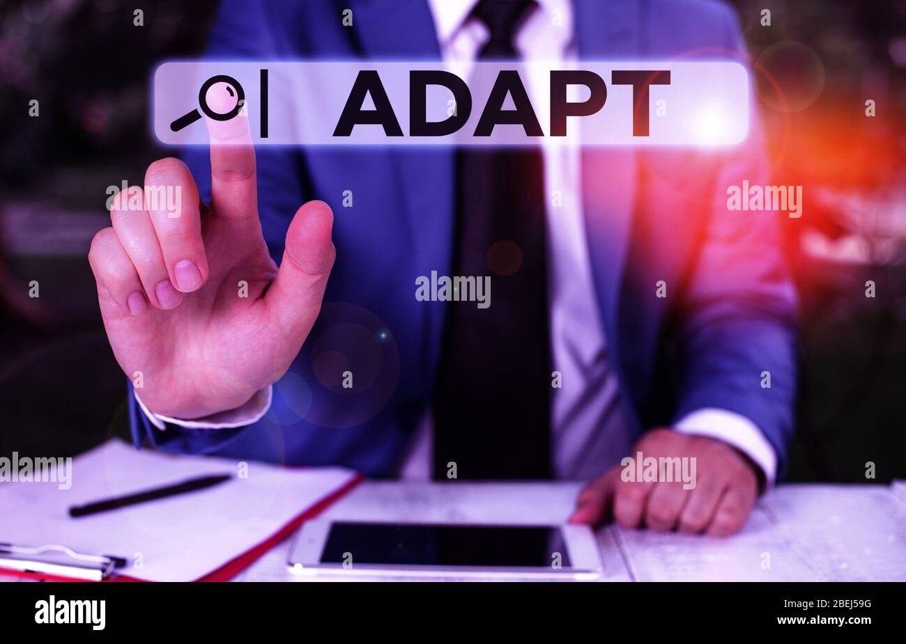 Handwriting text Adapt. Conceptual photo Make suitable for a new use or ...