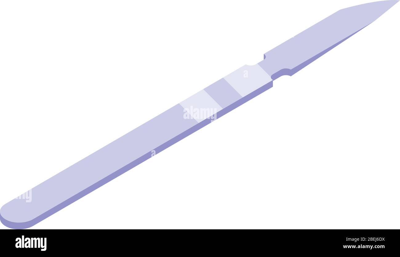 Medical scalpel icon, isometric style Stock Vector Image & Art - Alamy