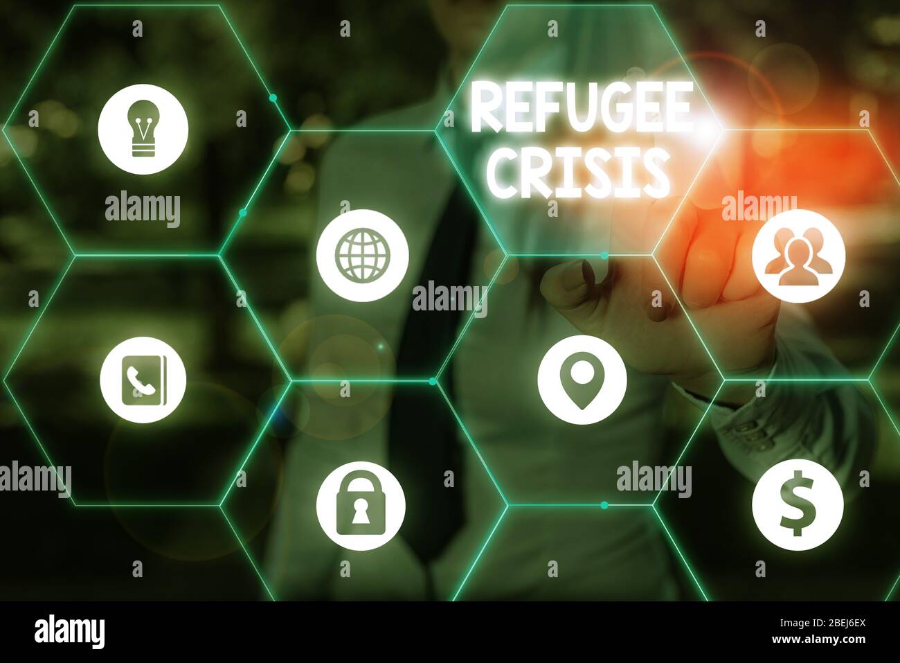 Handwriting text writing Refugee Crisis. Conceptual photo refer to ...