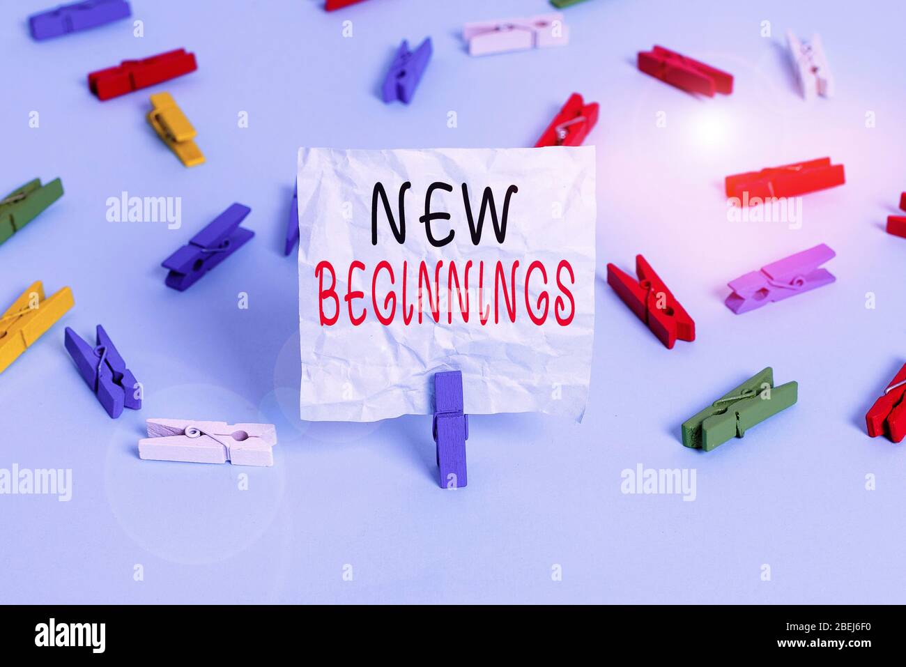 Conceptual hand writing showing New Beginnings. Concept meaning fresh ...