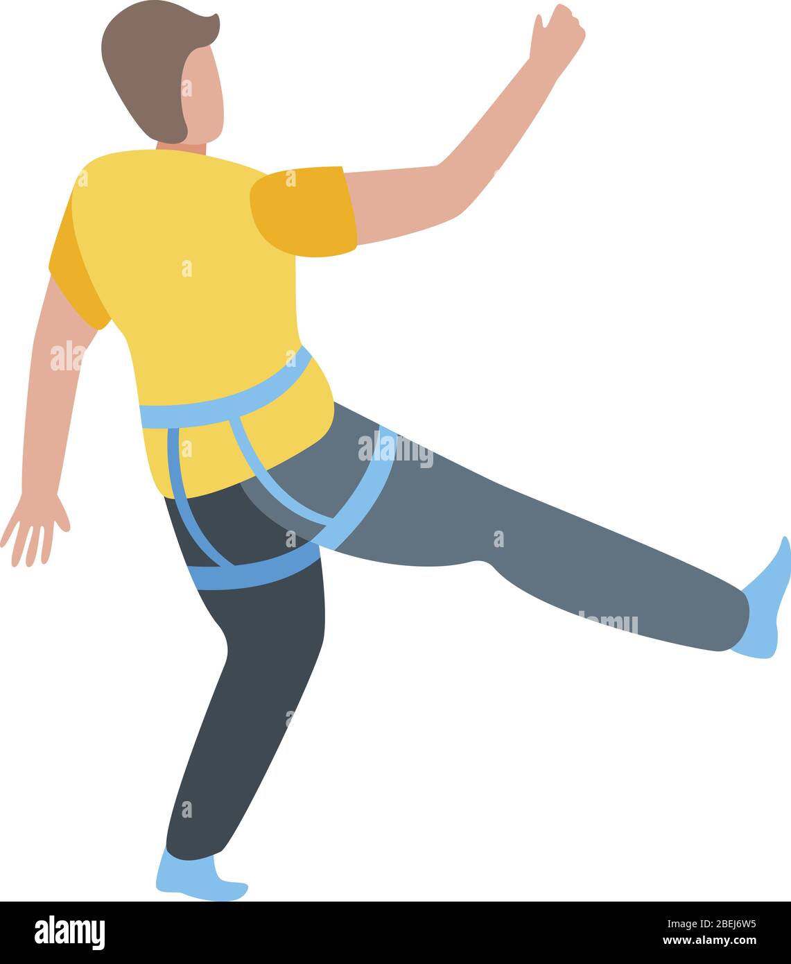 Rock climbing ropes Stock Vector Images - Alamy