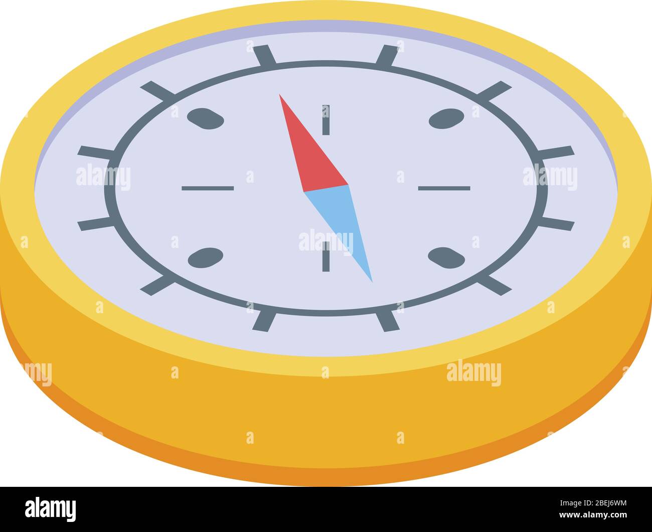 Hand compass icon, isometric style Stock Vector Image & Art - Alamy