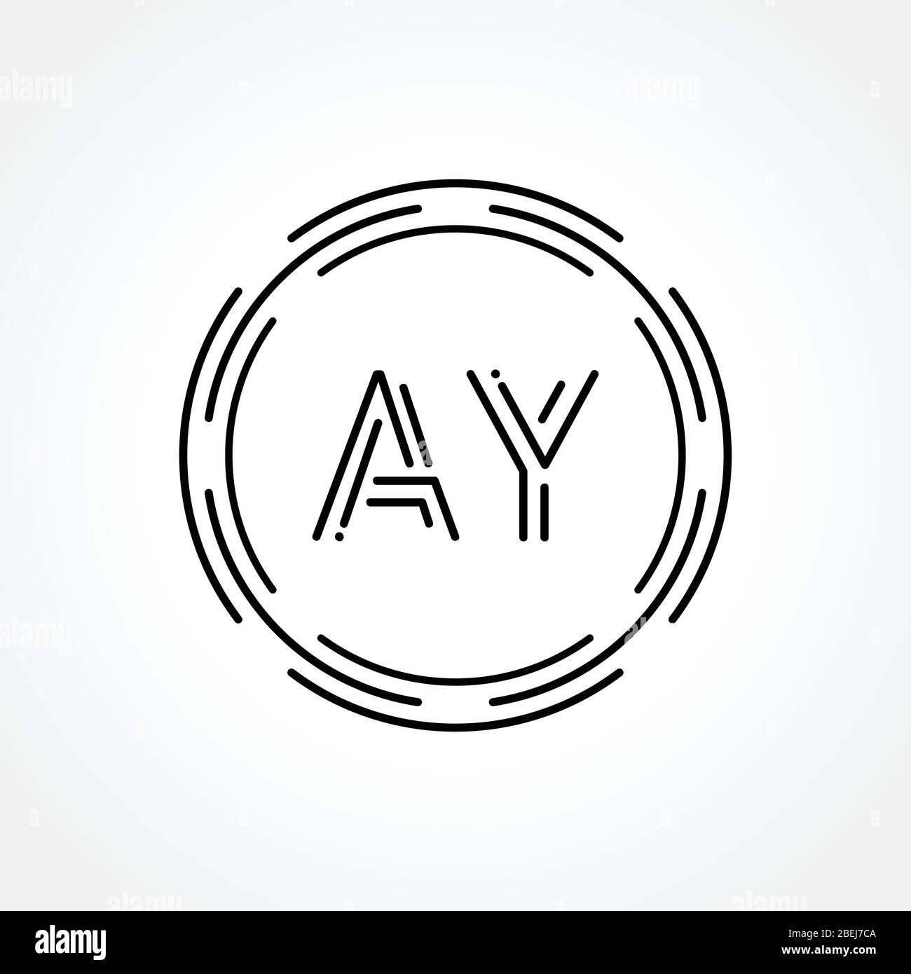 Ay logo design hi-res stock photography and images - Alamy