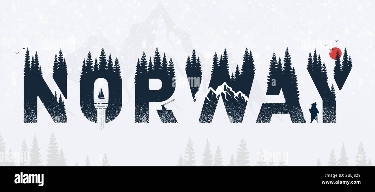 Norway, the land of deep forests, grand mountain tops and, of course ...