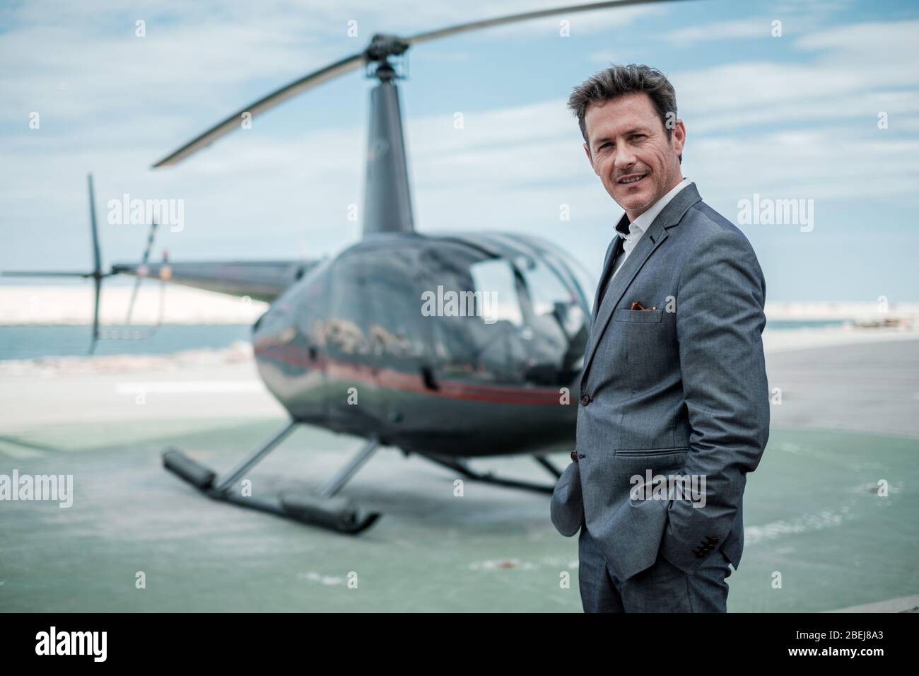 Ceo businessman and helicopter hi-res stock photography and images - Alamy