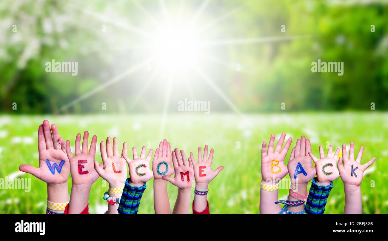 Welcome back kids hi-res stock photography and images - Alamy