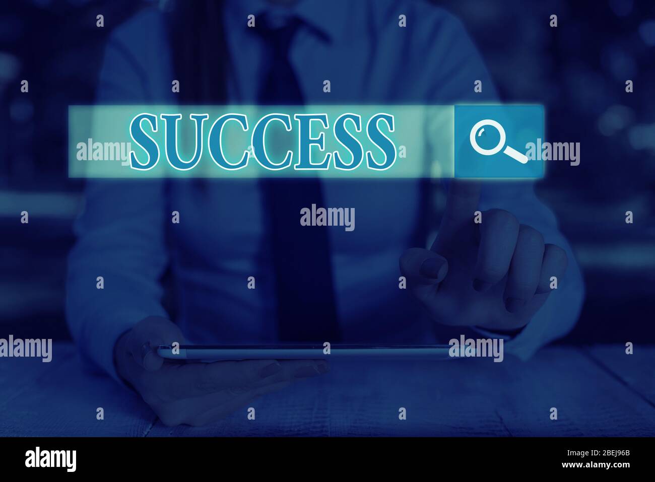 Text sign showing Success. Business photo text accomplishment aim ...