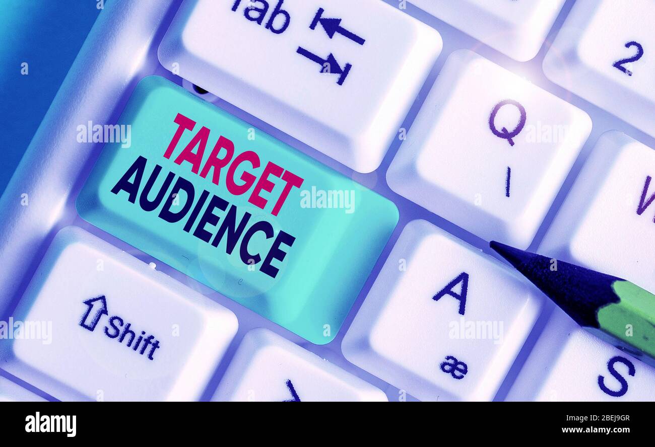 Handwriting text writing Target Audience. Conceptual photo identified ...