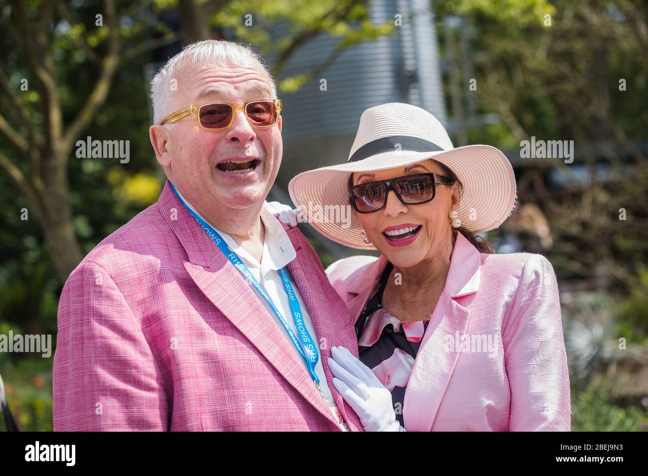 London, UK. May, 2019. Dame Joan Collins, and Christopher Biggins ...