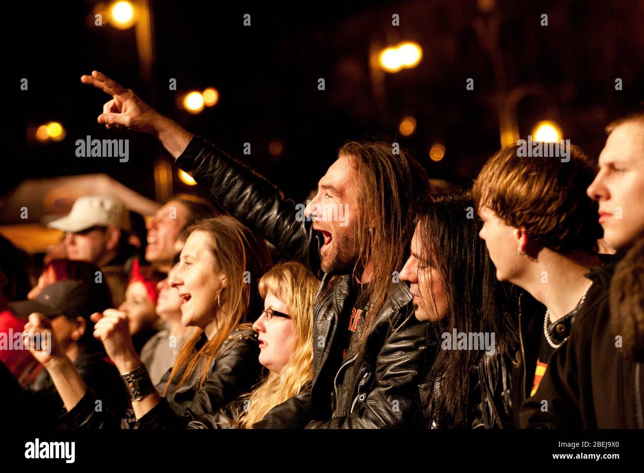 Heavy Metal Concert Audience High Resolution Stock Photography and ...