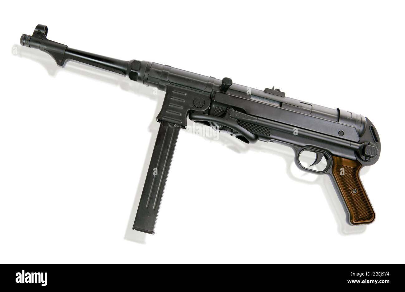 Machine gun on german Cut Out Stock Images & Pictures - Alamy