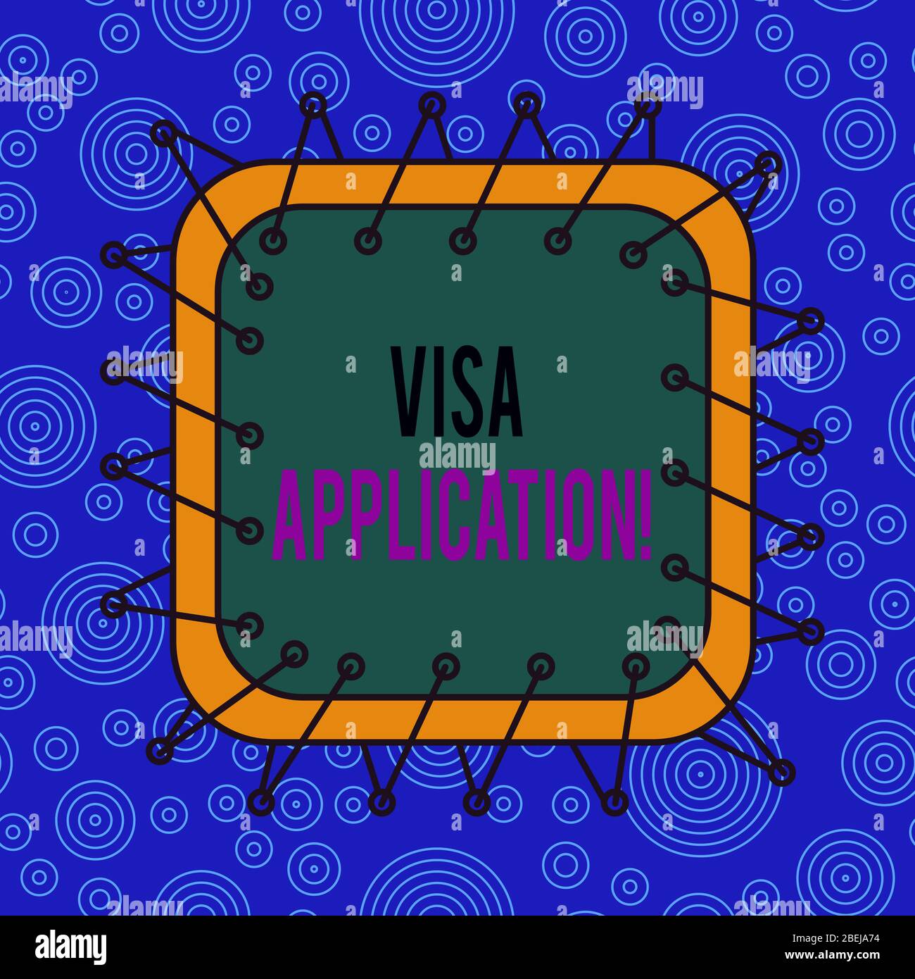 Word writing text Visa Application. Business photo showcasing Form to ...