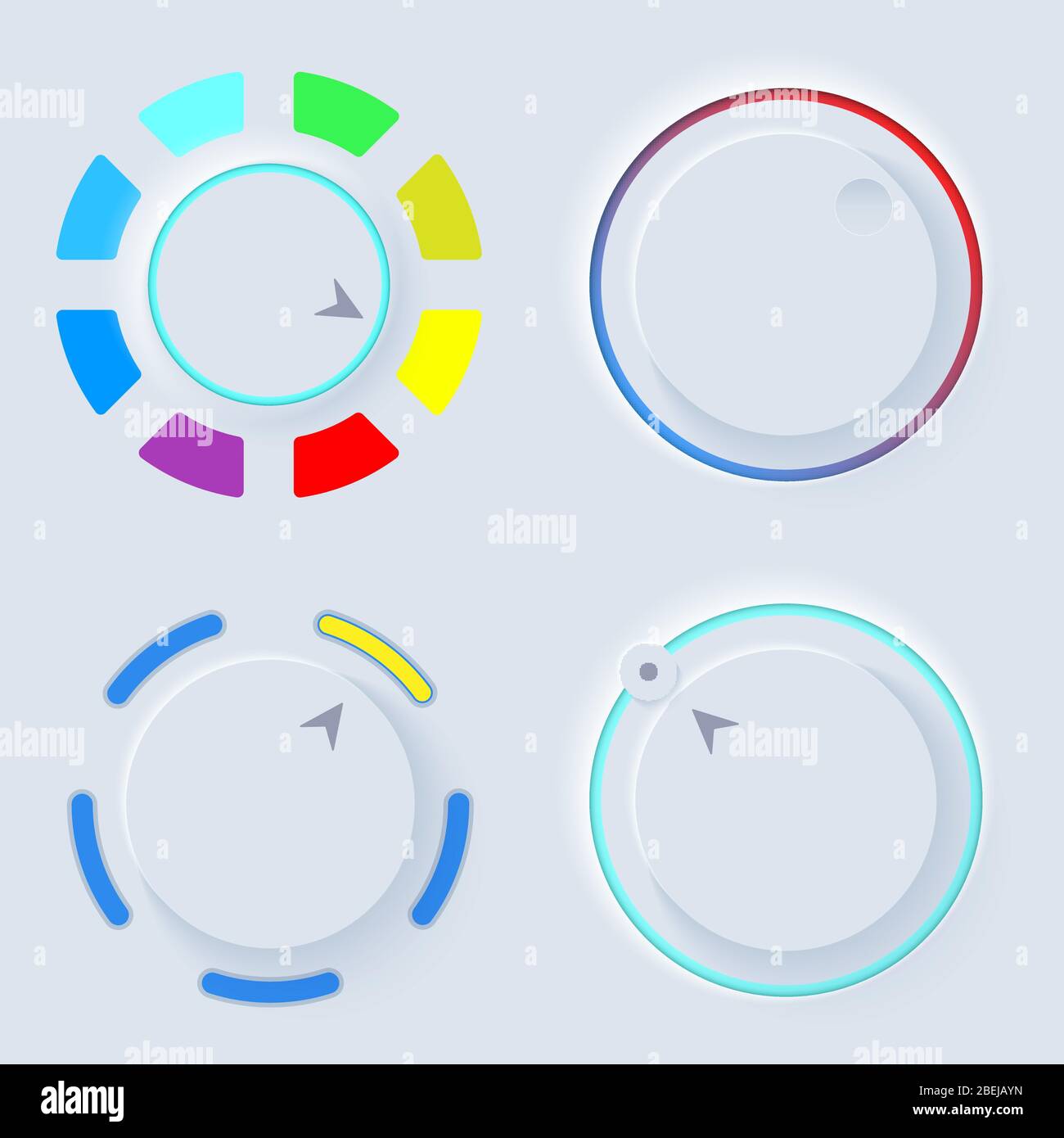 Circle color palette hi-res stock photography and images - Alamy