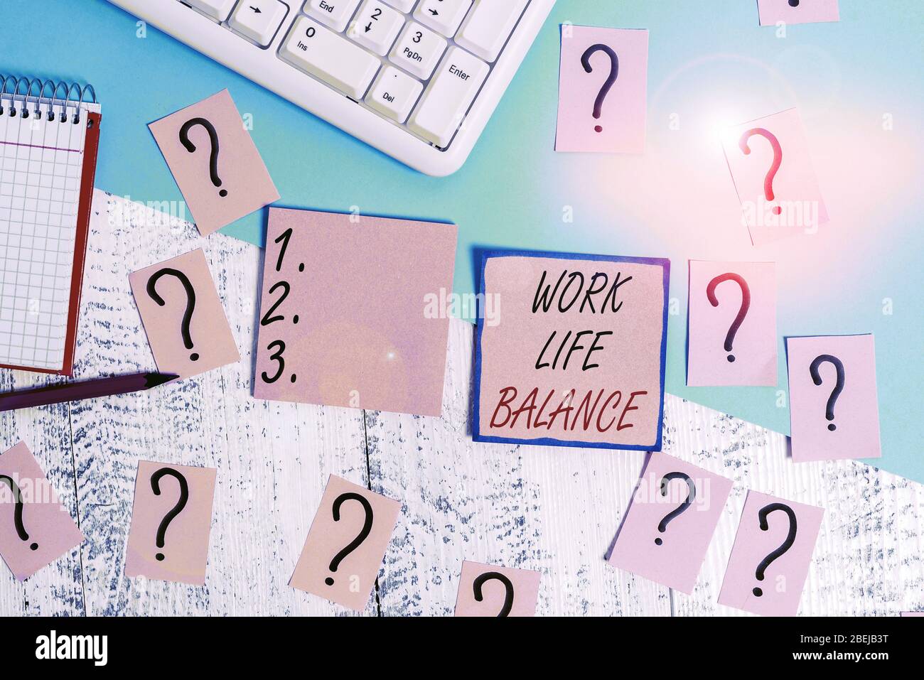 Word writing text Work Life Balance. Business photo showcasing Division ...