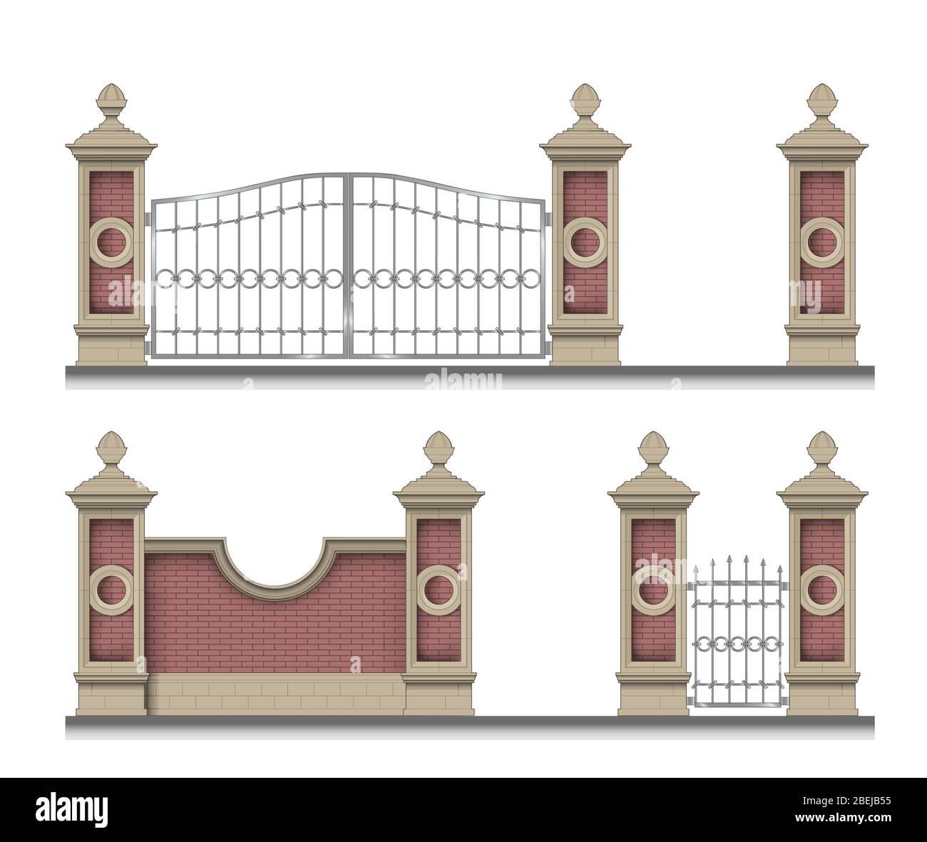 Pillar garden Cut Out Stock Images & Pictures - Alamy