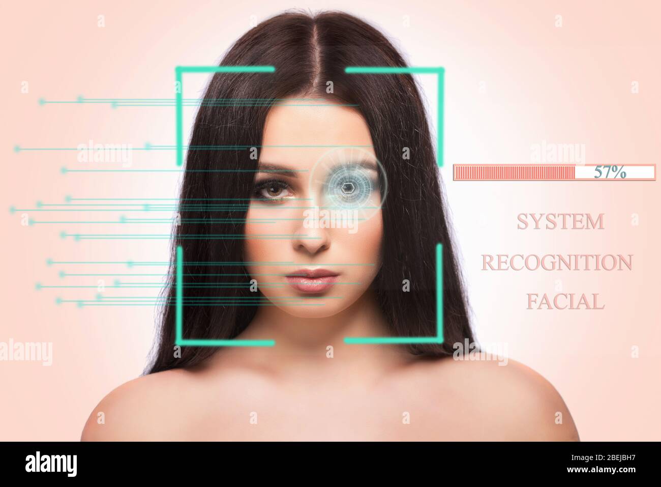 3d scan face biometrics hi-res stock photography and images - Alamy
