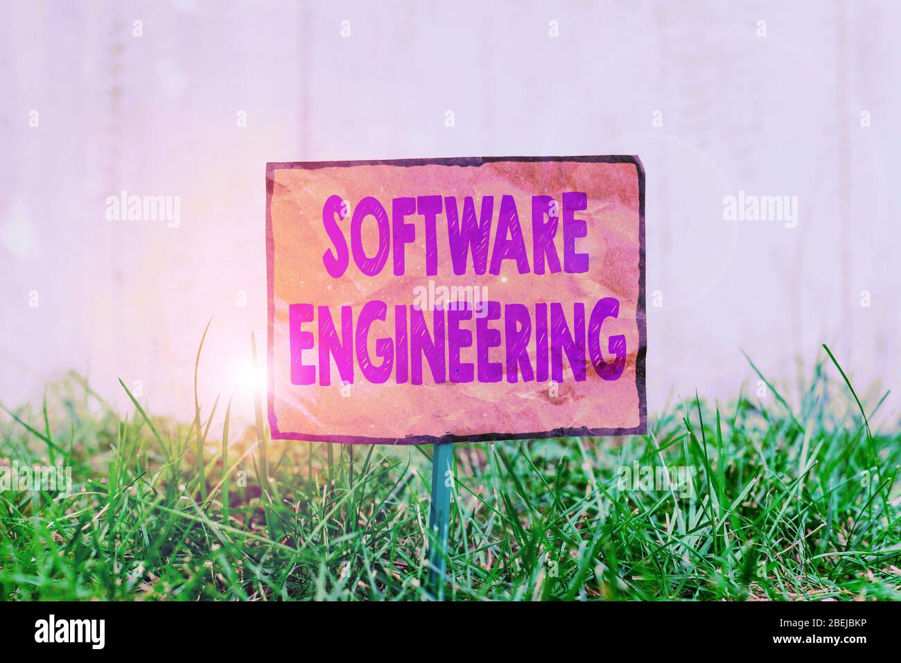 Handwriting text writing Software Engineering. Conceptual photo apply ...