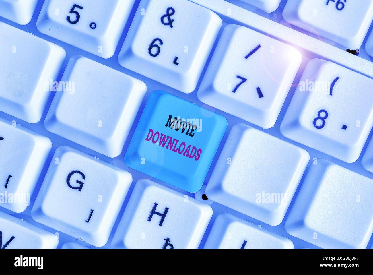 Handwriting text Movie Downloads. Conceptual photo transfers entire ...