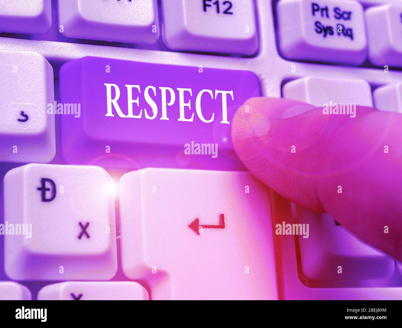 Conceptual hand writing showing Respect. Concept meaning Feeling of ...