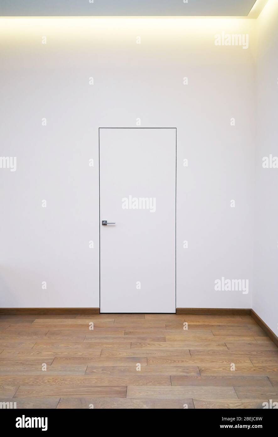 Invisible interior door. Aluminum frame hidden door solution system in ...