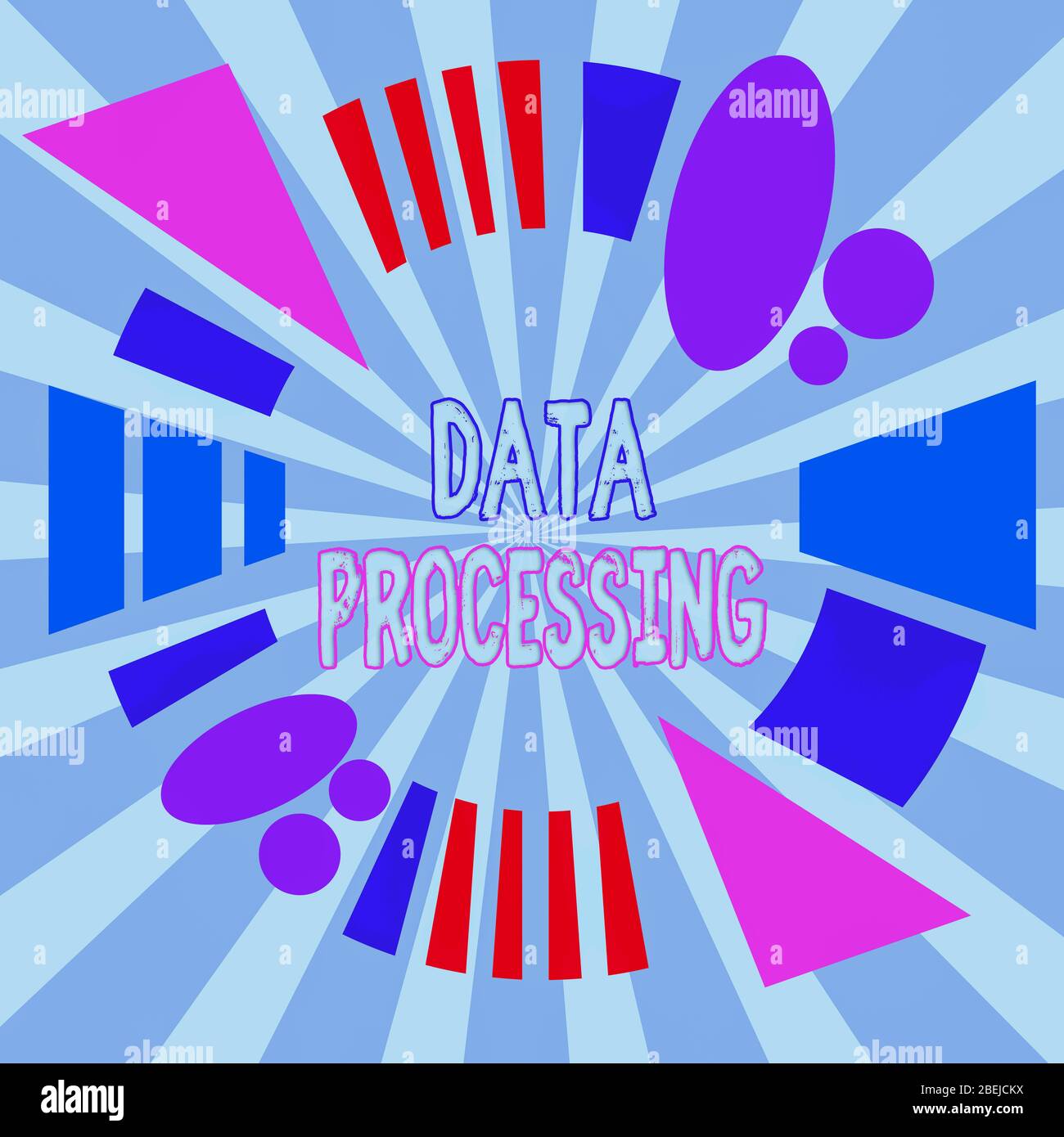 Text sign showing Data Processing. Business photo showcasing collection and manipulation of ...