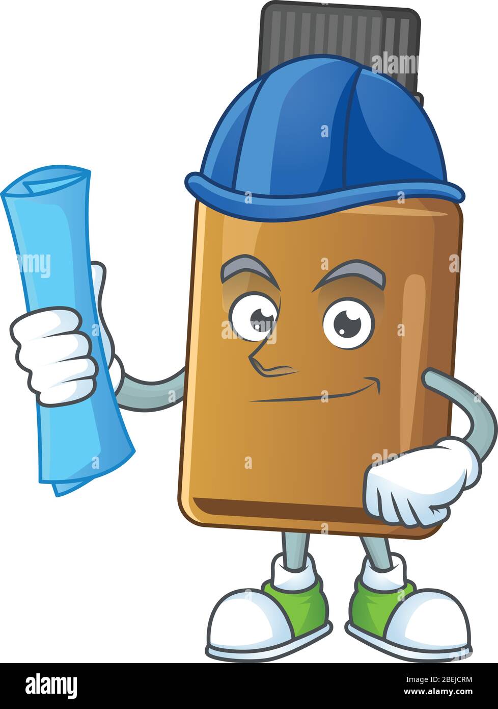 Talented Architect syrup cure bottle cartoon design style having blue ...