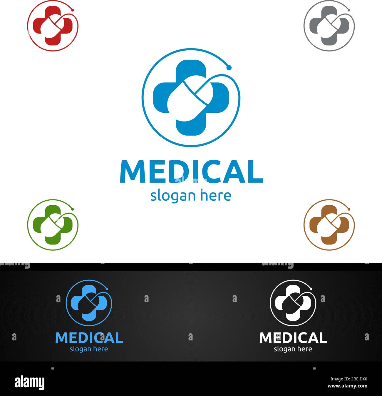 Click Cross Medical Hospital Logo for Emergency Clinic Drug store or ...