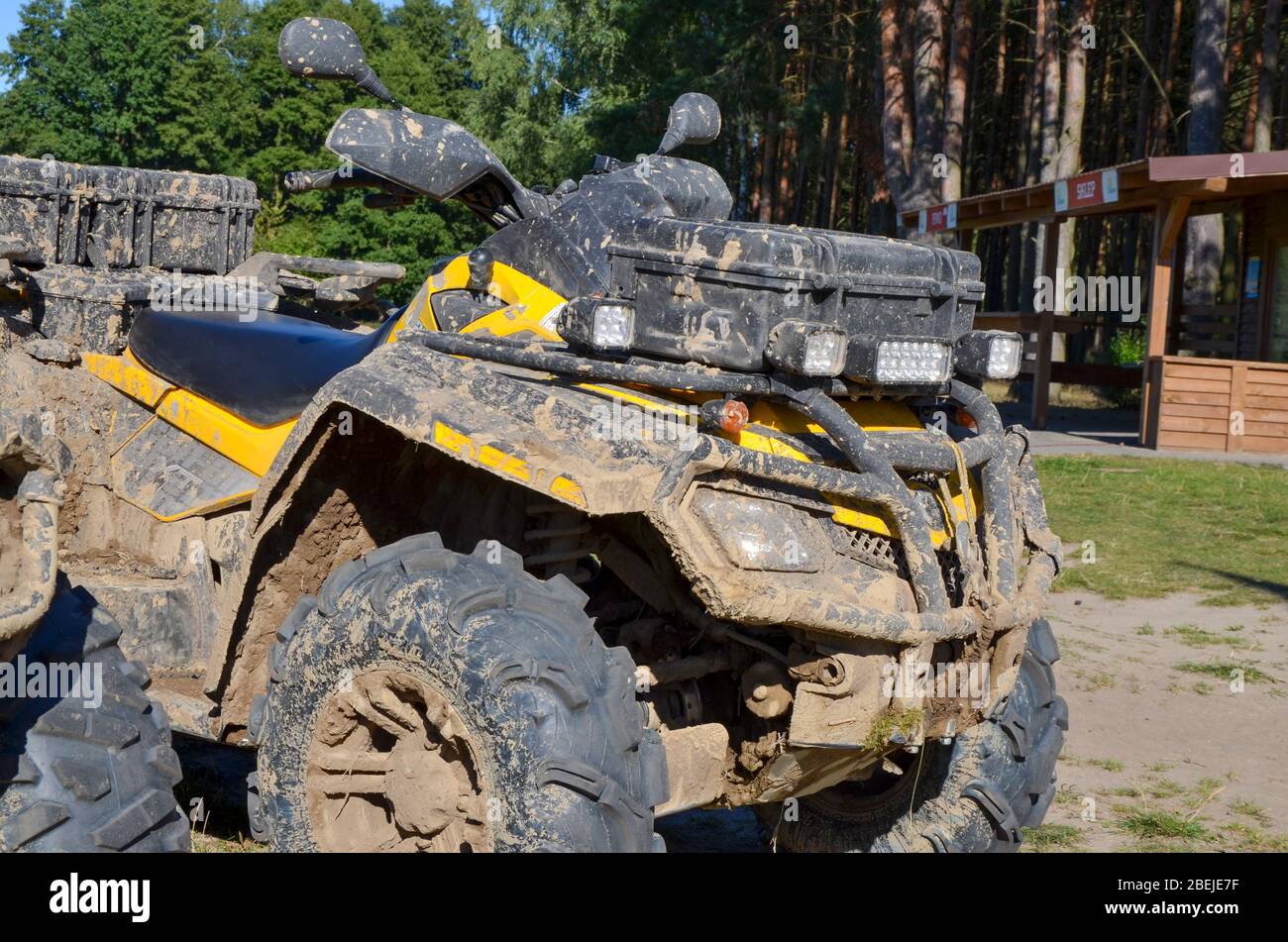 Extreme riding on quad bikes hi-res stock photography and images - Alamy