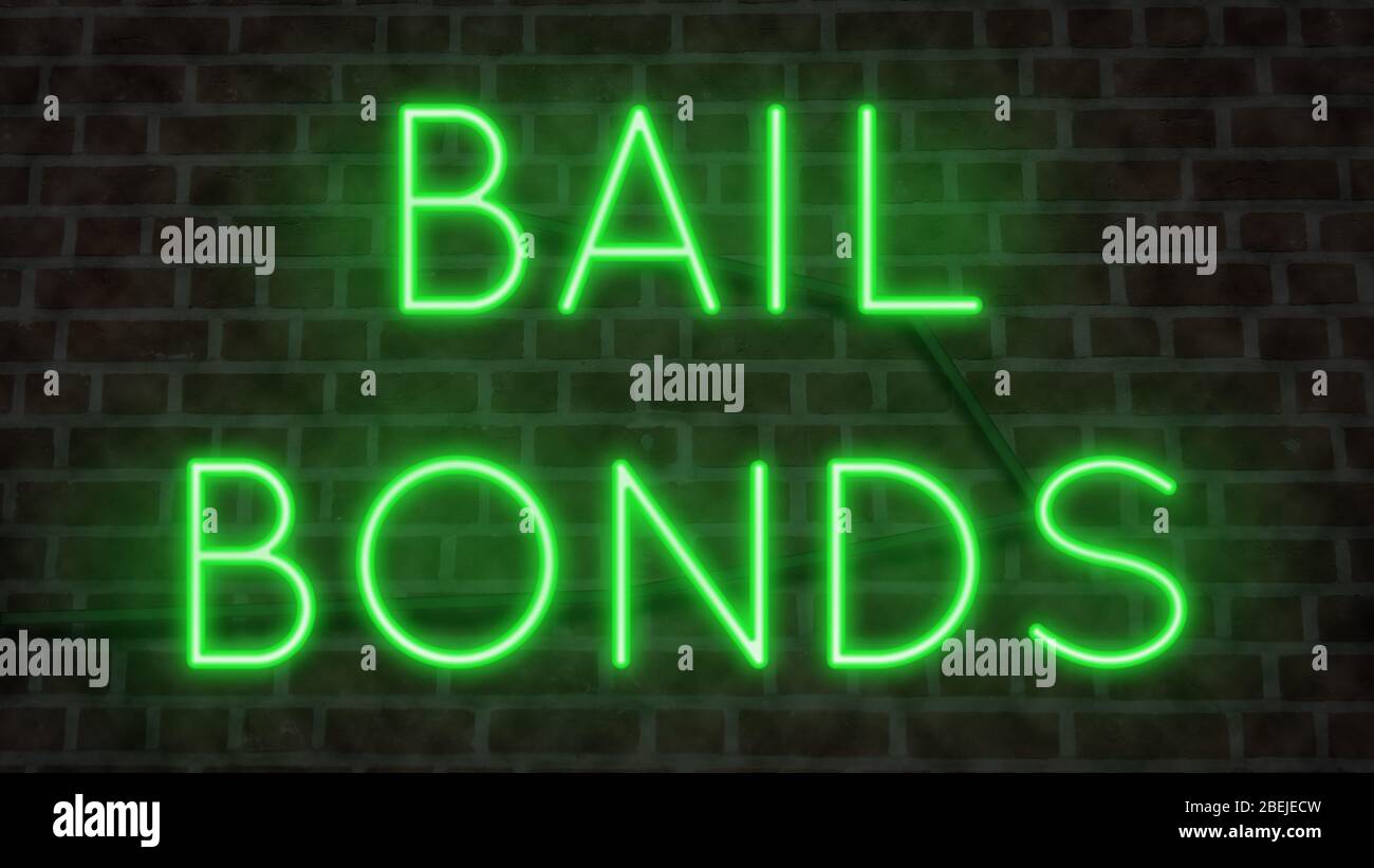 Bail bonds sign hi-res stock photography and images - Alamy