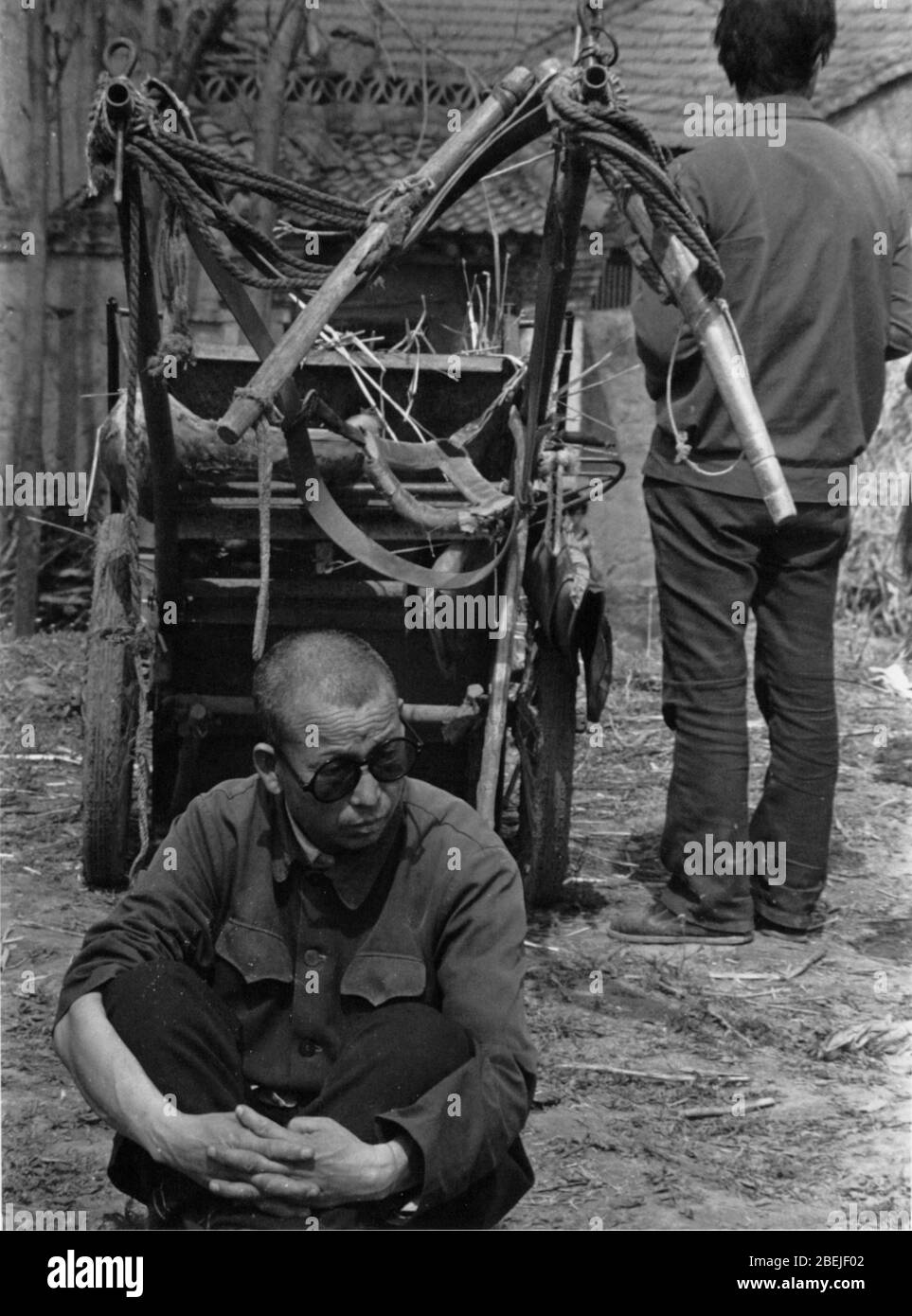 The crop man who sold the farm animals Stock Photo - Alamy