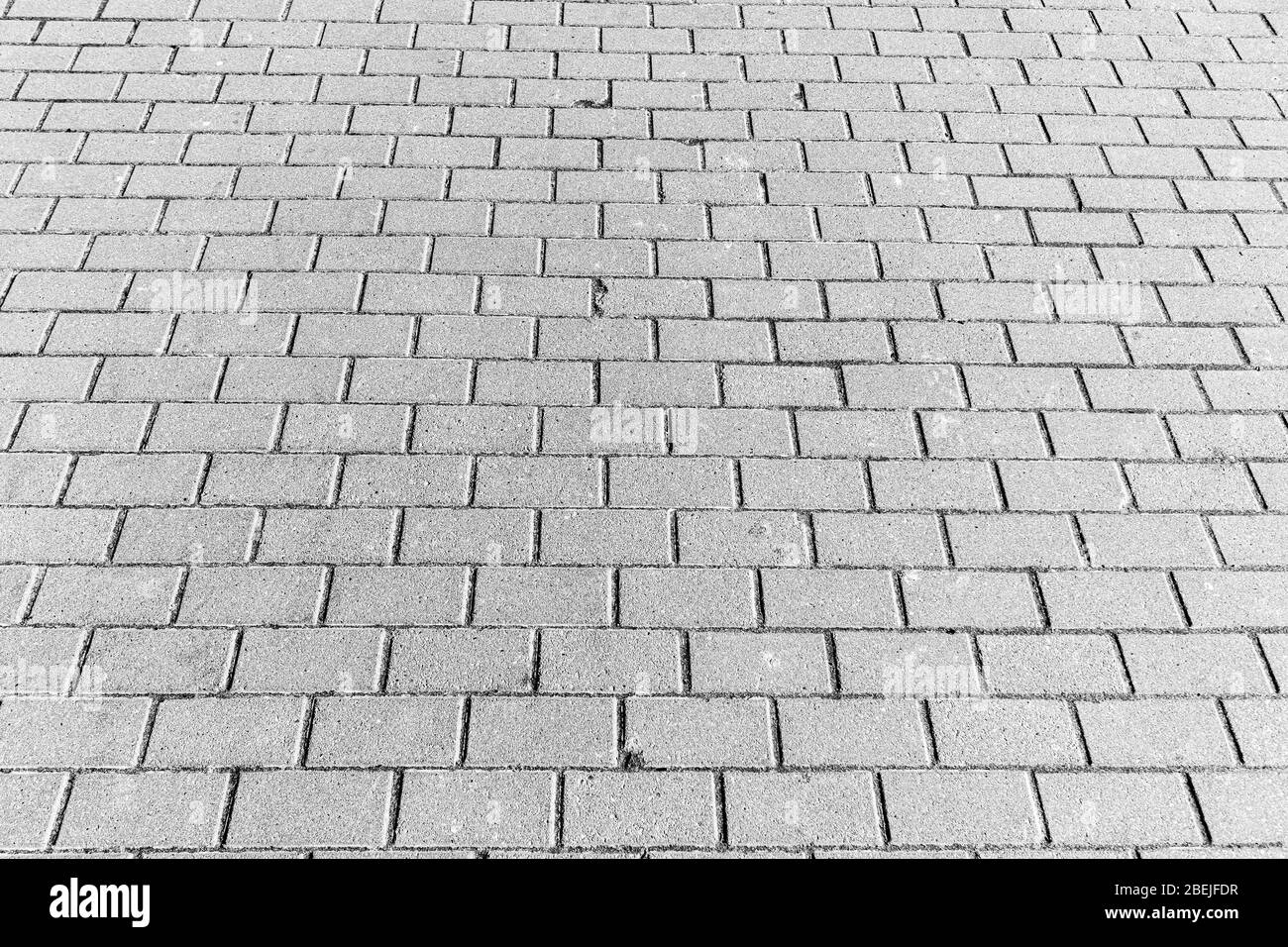 Top view on gray paving stone road. Old pavement of granite texture ...