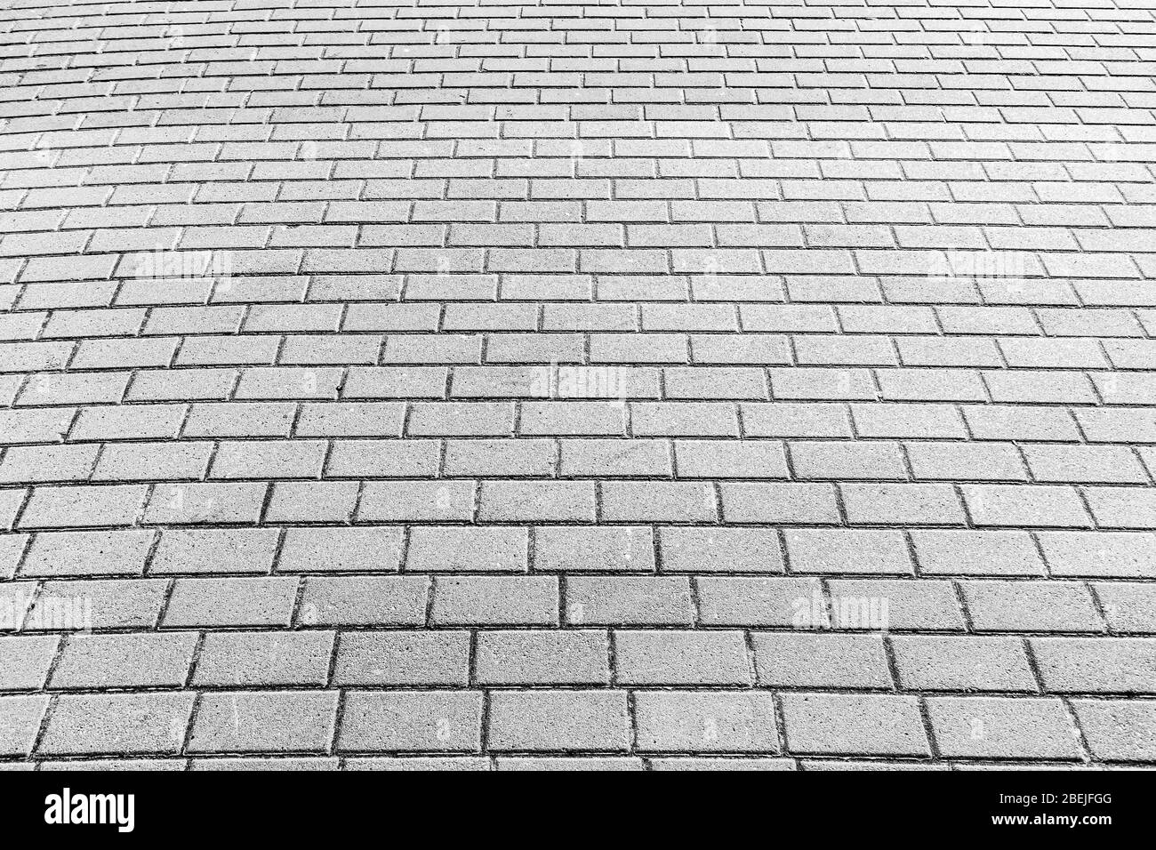 Top view on gray paving stone road. Old pavement of granite texture ...