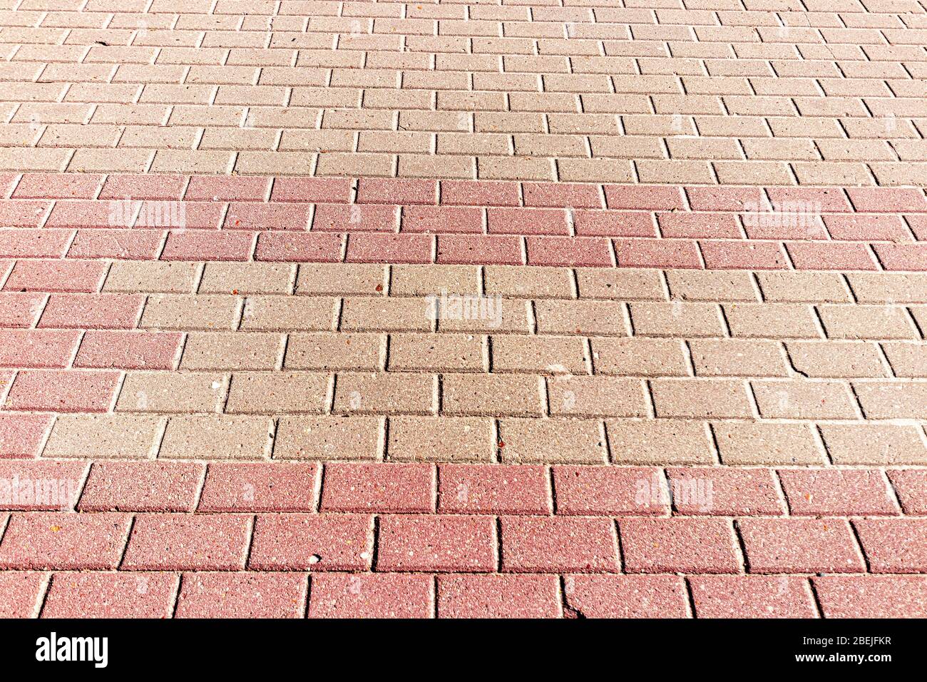 Top view on paving stone road. Old pavement of granite texture. Street ...