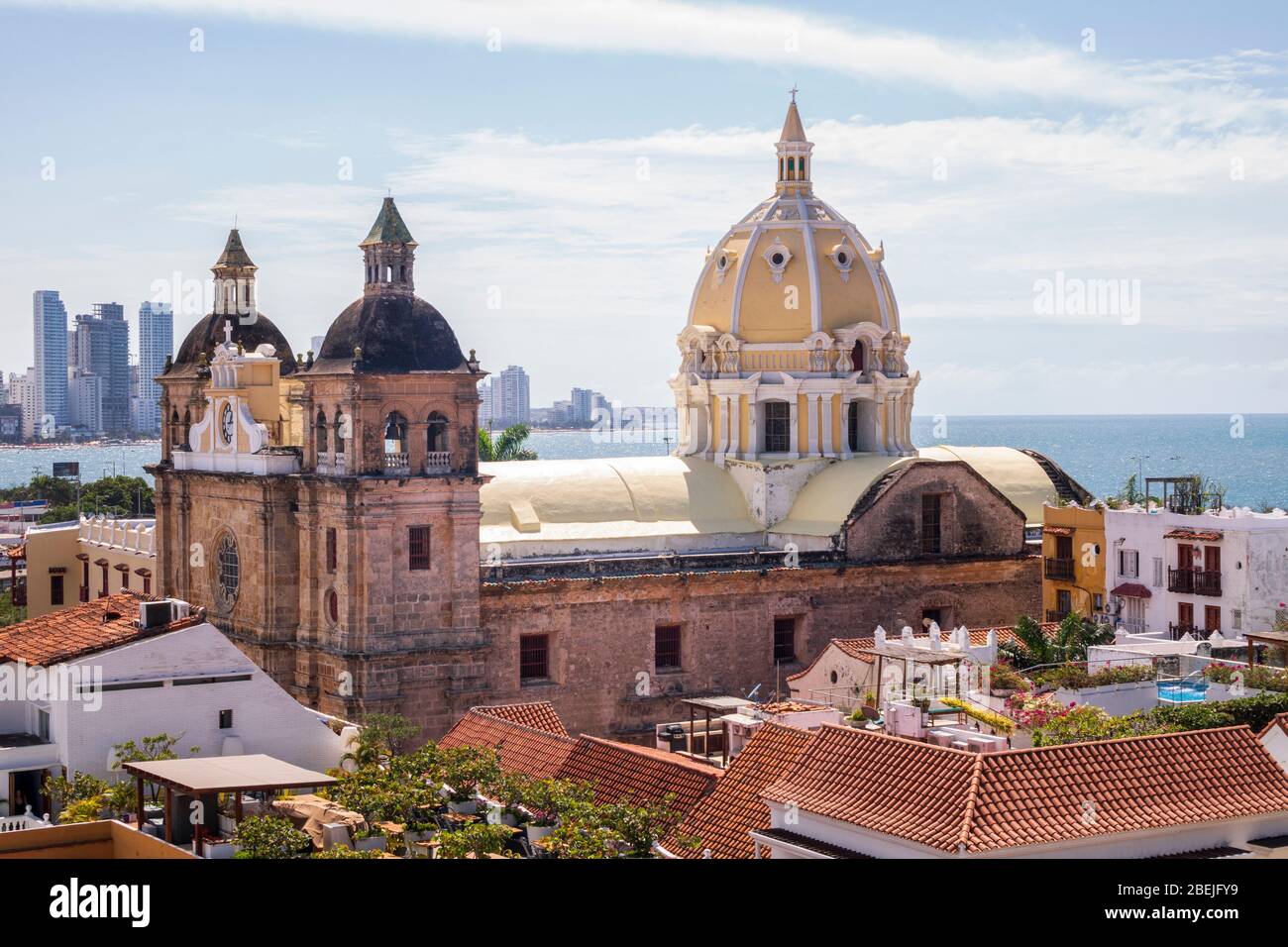 Cartagena - Colombia - South America - February 20, 2020: This church ...