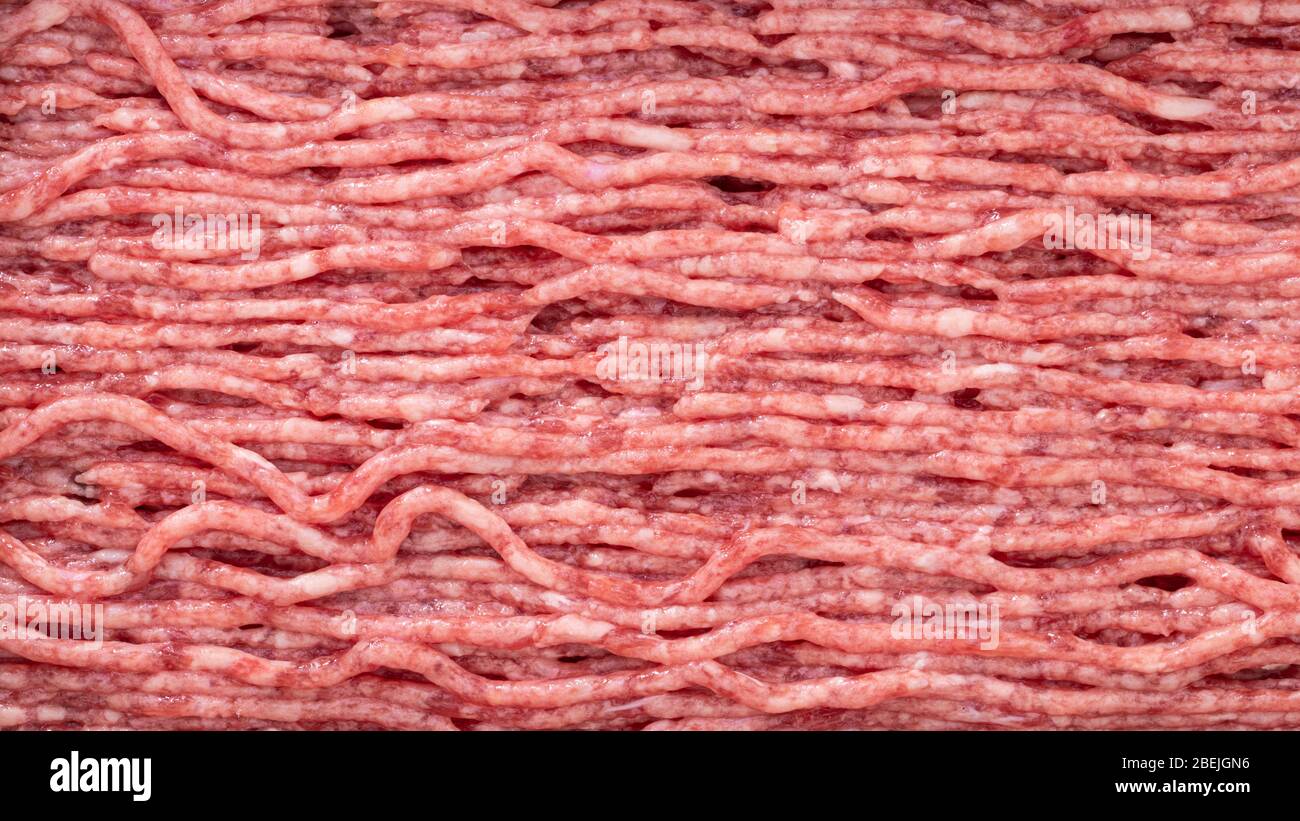 texture of raw minced meat. Pattern of minced meat Stock Photo - Alamy