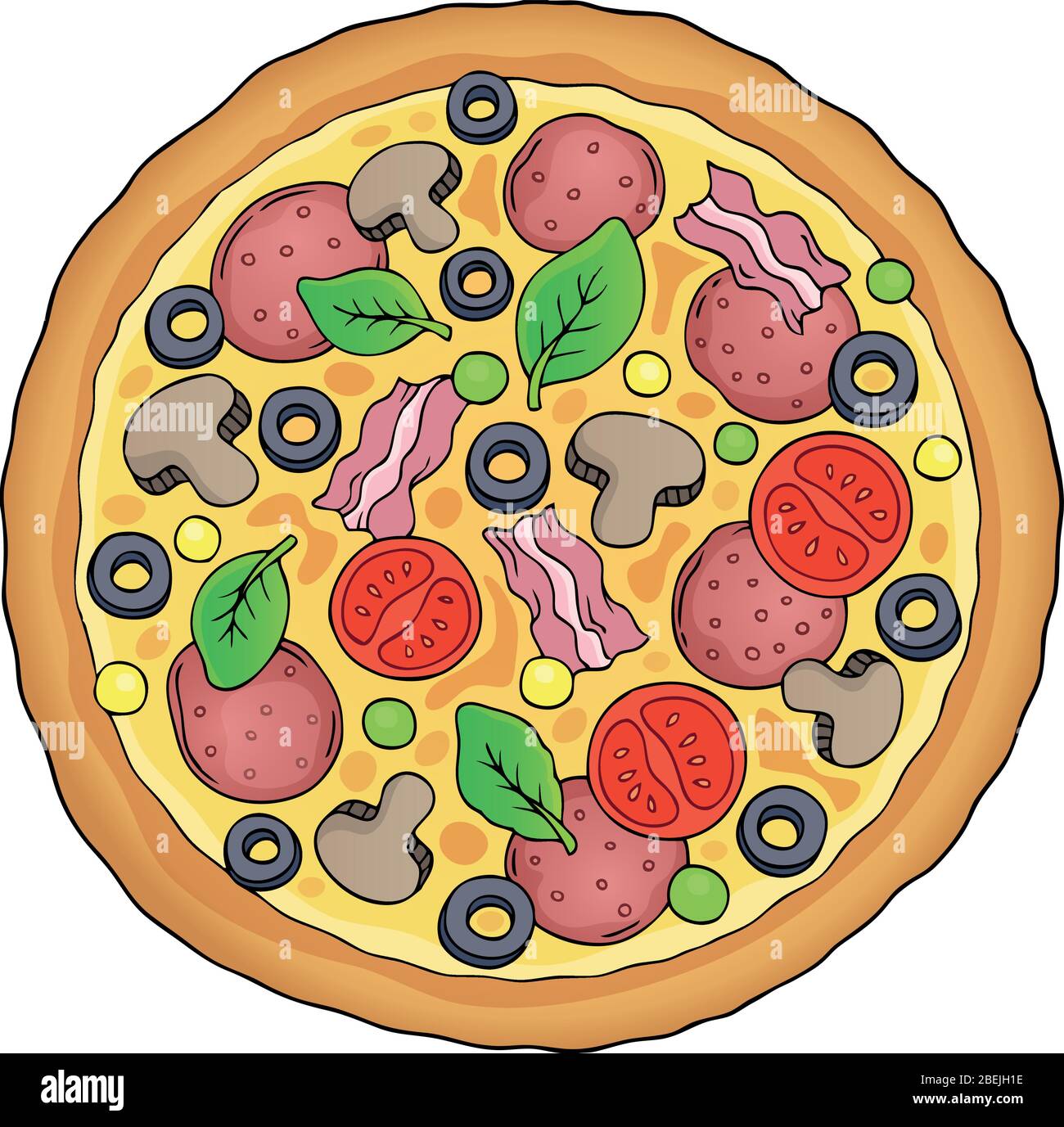 Animated Whole Pizza