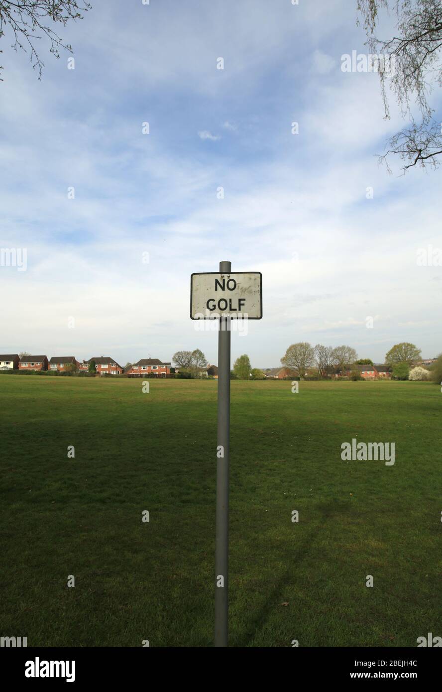 No golf sign hi-res stock photography and images - Alamy