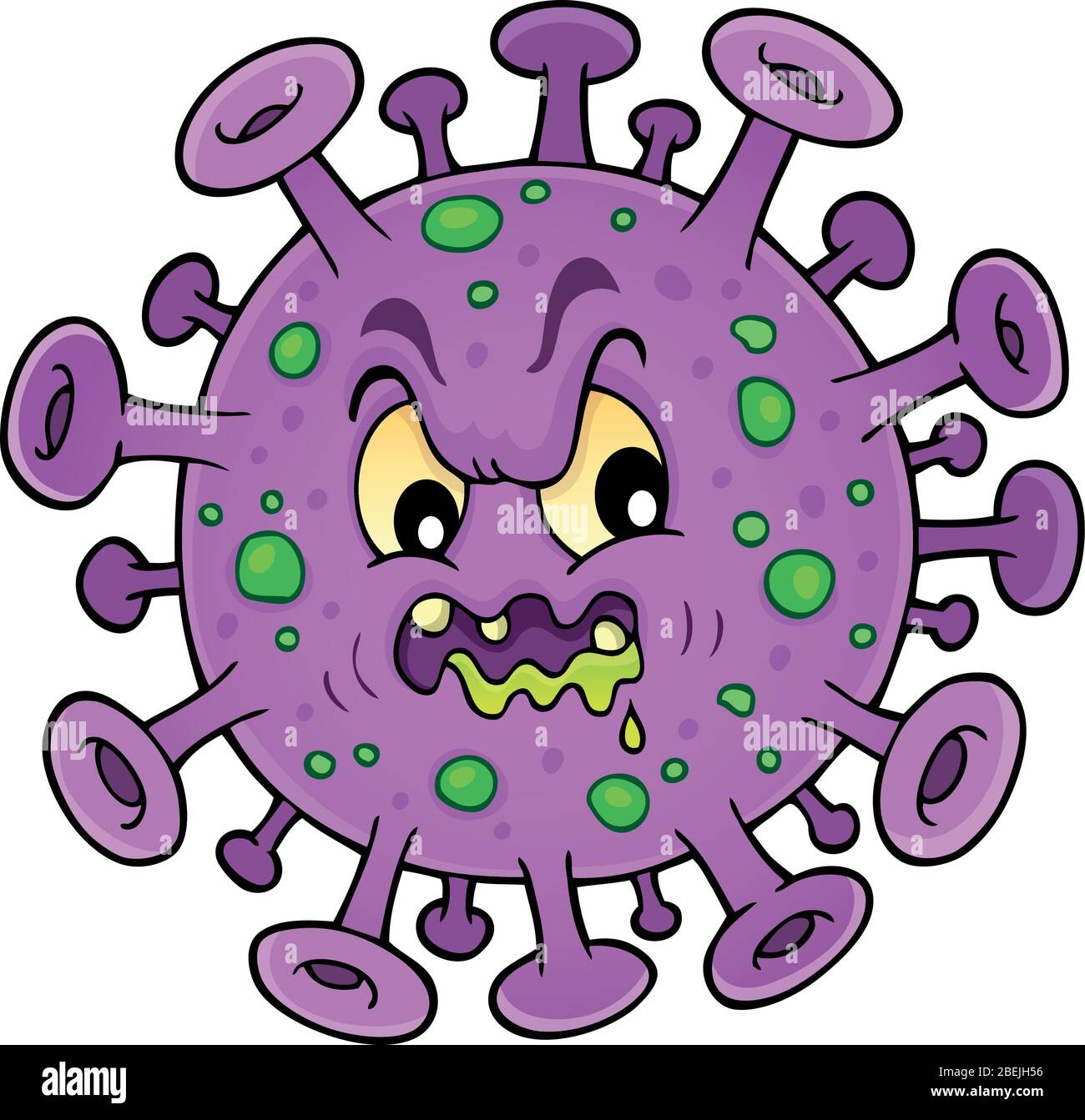 Virus theme image 1 - eps10 vector illustration Stock Vector Image ...