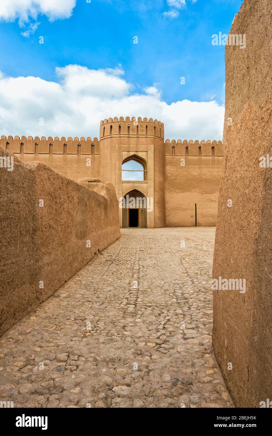 Ruins, towers and walls of Rayen Citadel, Biggest adobe building in the ...