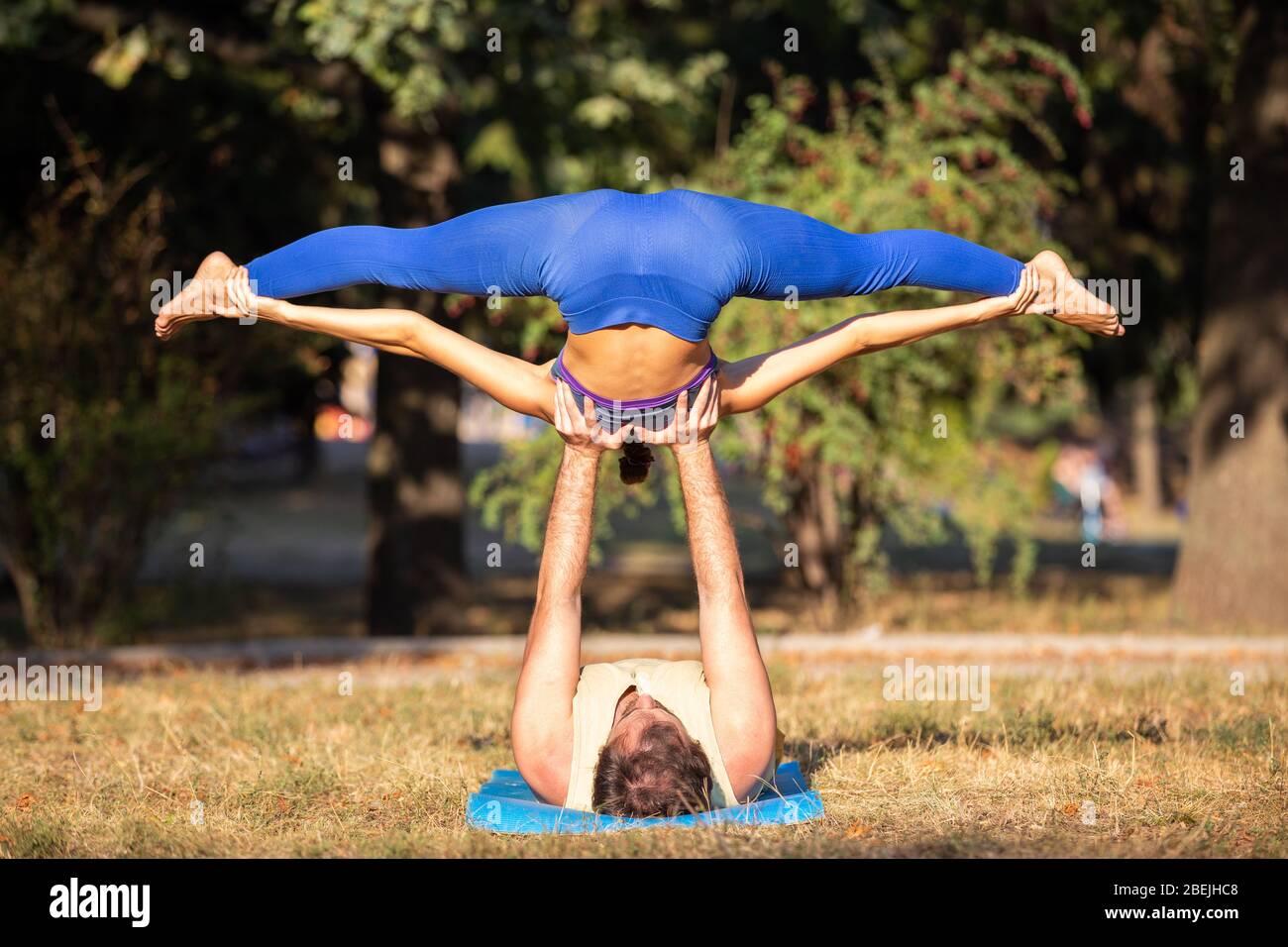 Balancing on hands hi-res stock photography and images - Alamy
