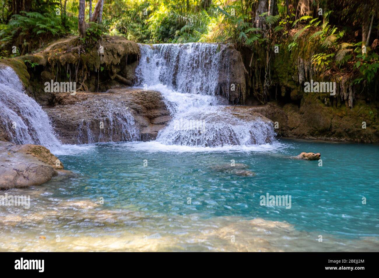 Luang prabang tourist sites waterfalls hi-res stock photography and ...