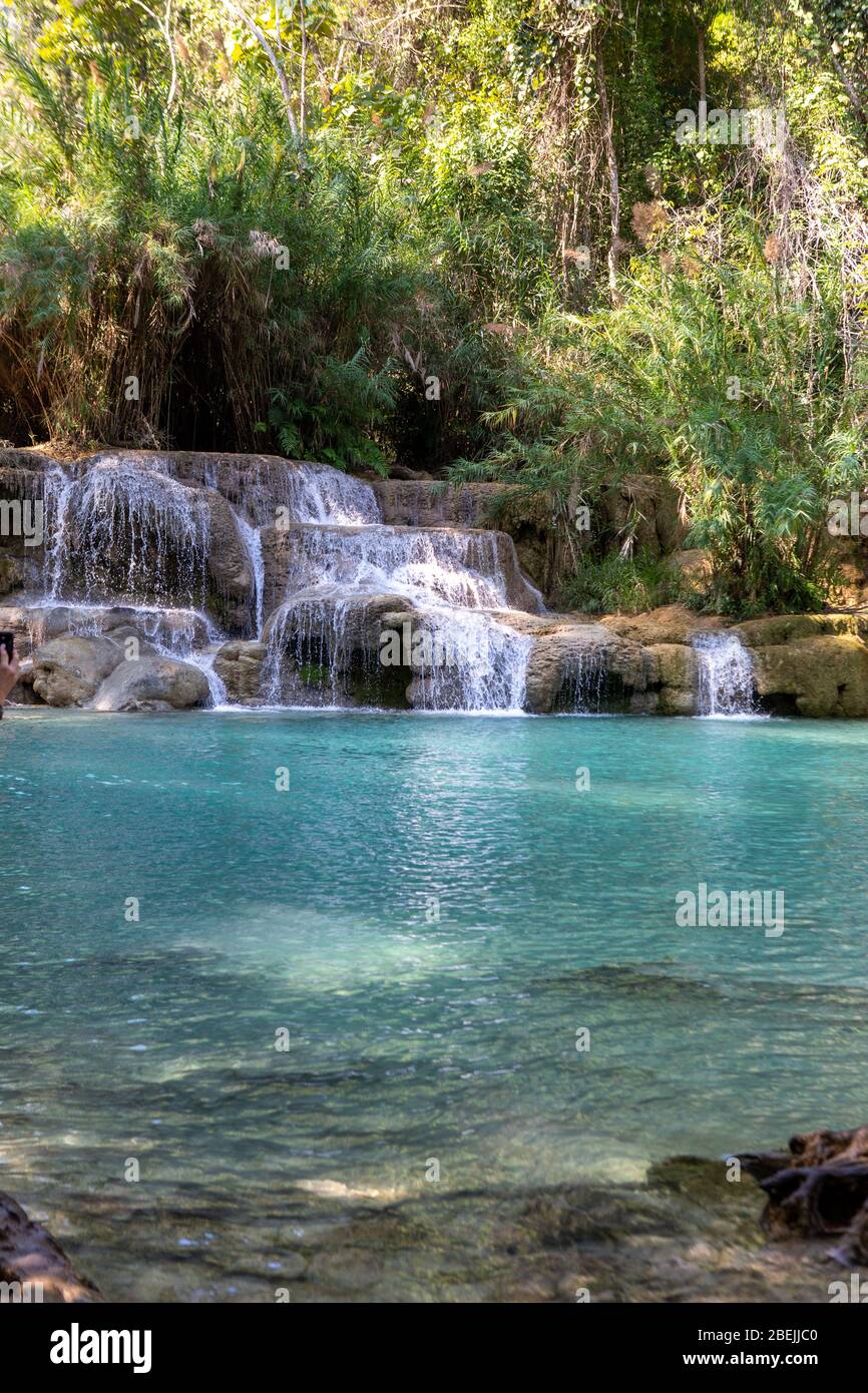 Luang prabang waterfalls hi-res stock photography and images - Alamy