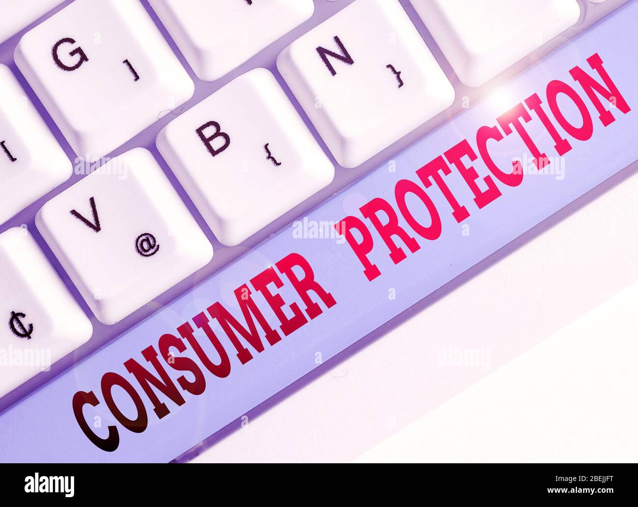 Text sign showing Consumer Protection. Business photo showcasing ...