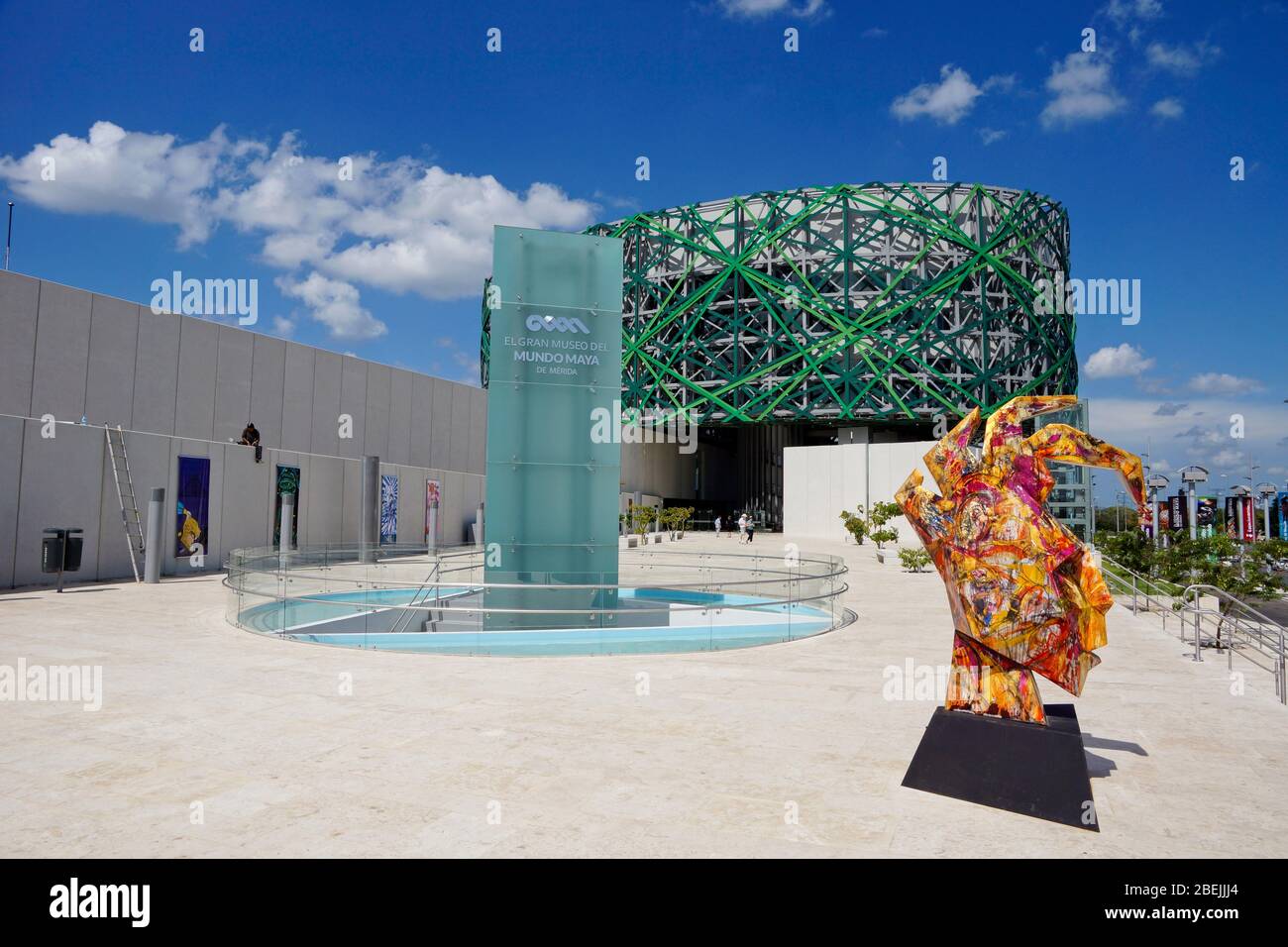 Merida Mexico - 12 February 2014 - El Gran Museo del Mundo Maya in ...