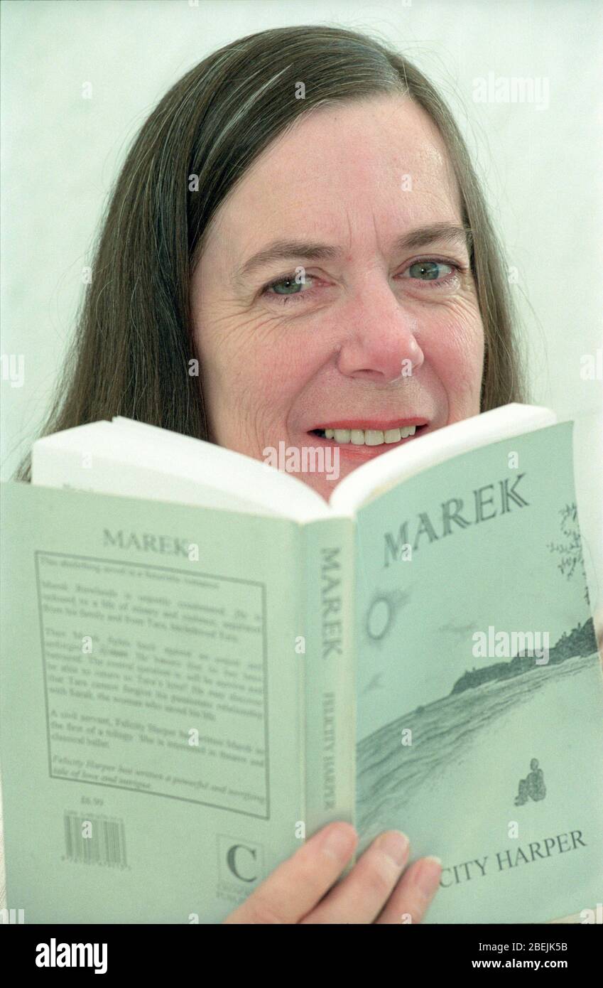 Felicity Harper, author of romantic fiction, UK 2001 Stock Photo - Alamy