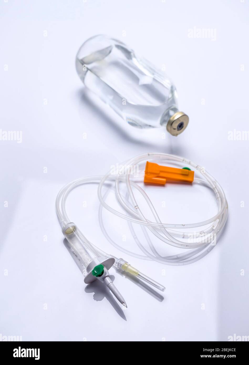Physiological serum drip irrigation equipment, conceptual image Stock ...