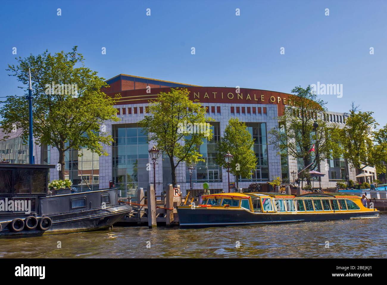 National opera and ballet house in Amsterdam Stock Photo - Alamy