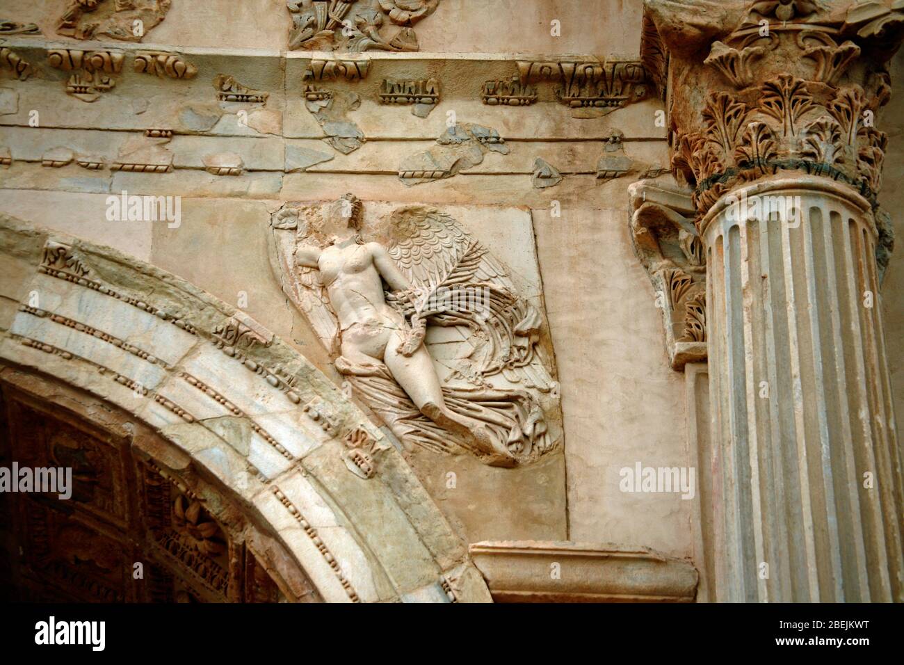 The four way Arch of Septimius Severus, built in AD 203 Stock Photo - Alamy